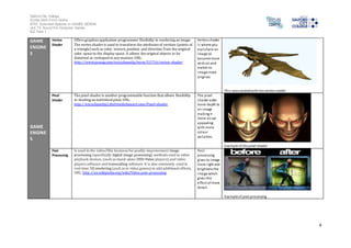 Using a 3D Game Engine | DOCX