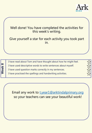 Y1 week 8 writing ppt | PPTX