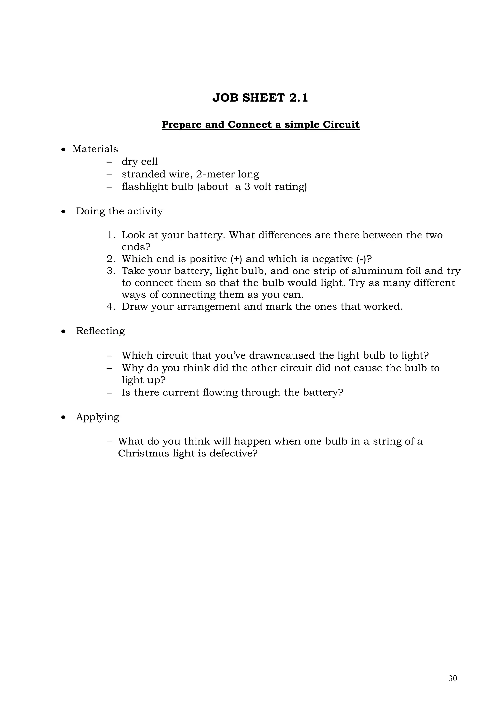 TLE CES NC II Y2 - Module 4 - Terminating and Connecting of Electrical ...