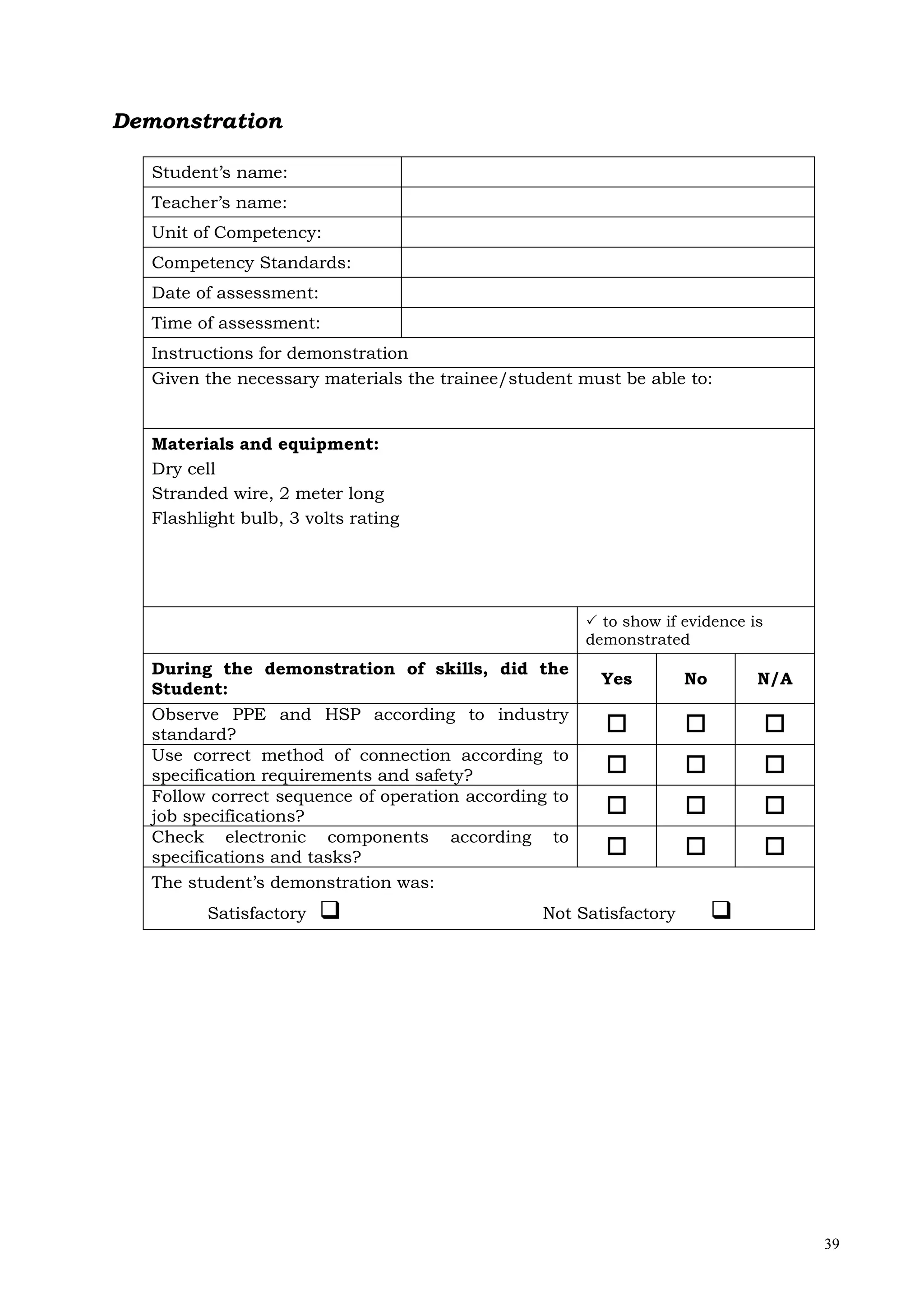 TLE CES NC II Y2 - Module 4 - Terminating and Connecting of Electrical ...