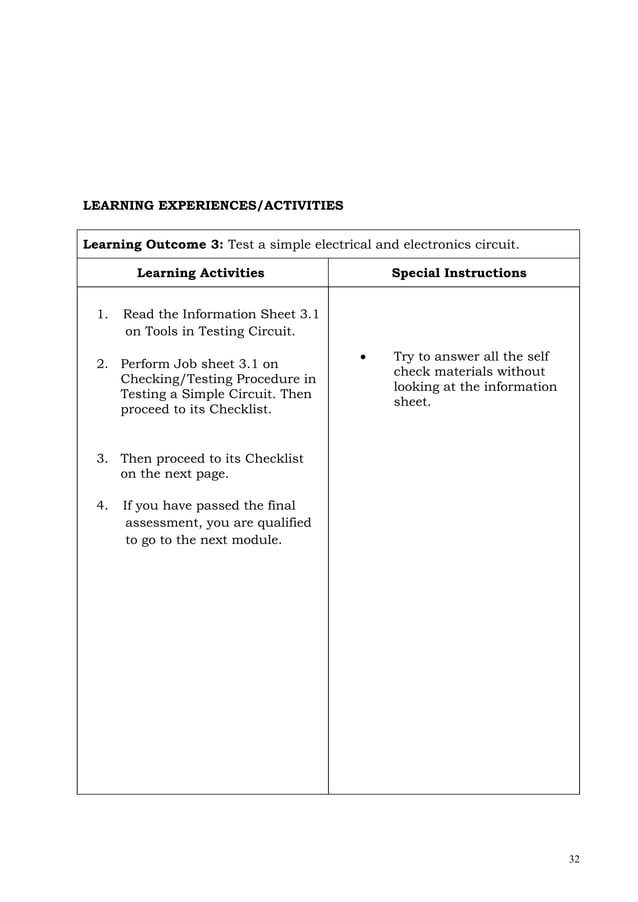 TLE CES NC II Y2 - Module 4 - Terminating and Connecting of Electrical ...