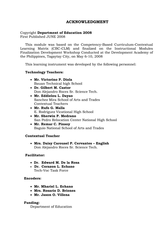 TLE CES NC II Y2 - Module 4 - Terminating and Connecting of Electrical ...