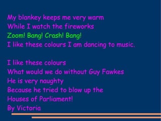 Y2 2009 Firework Poems | PPT