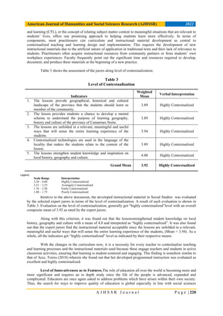 Development and Evaluation of a Contextualized Reference Material in Social Studies | PDF