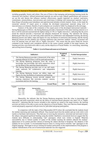 Development and Evaluation of a Contextualized Reference Material in ...