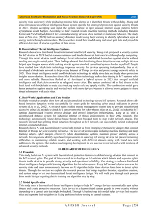 AI-POWERED THREAT INTELLIGENCE FOR IoTCONNECTED ENERGY DEVICES: A DECENTRALIZED APPROACH TO ...