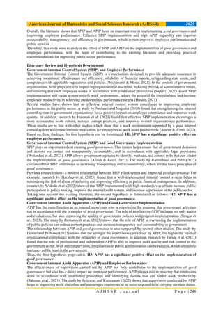 From Monitoring to Performance: The Role of SPIP and APIP in Realizing ...