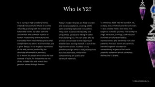 Y2 Jewellery Brand book | PDF