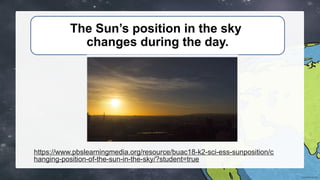 Year 2 Sun across the Sky - Light topics | PPTX