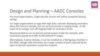 [Noel] Azure AD Connect Technical Deep Dive | PPT