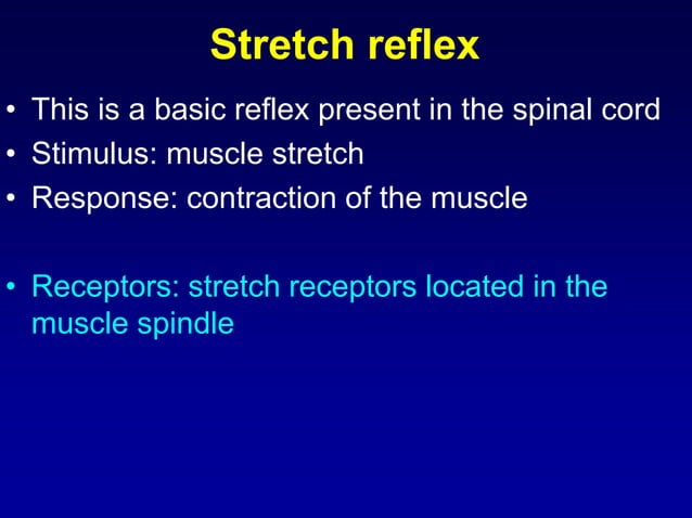 Y2 s1 motor system reflexes basal ganglia 2018 comple lecture | PPTX ...