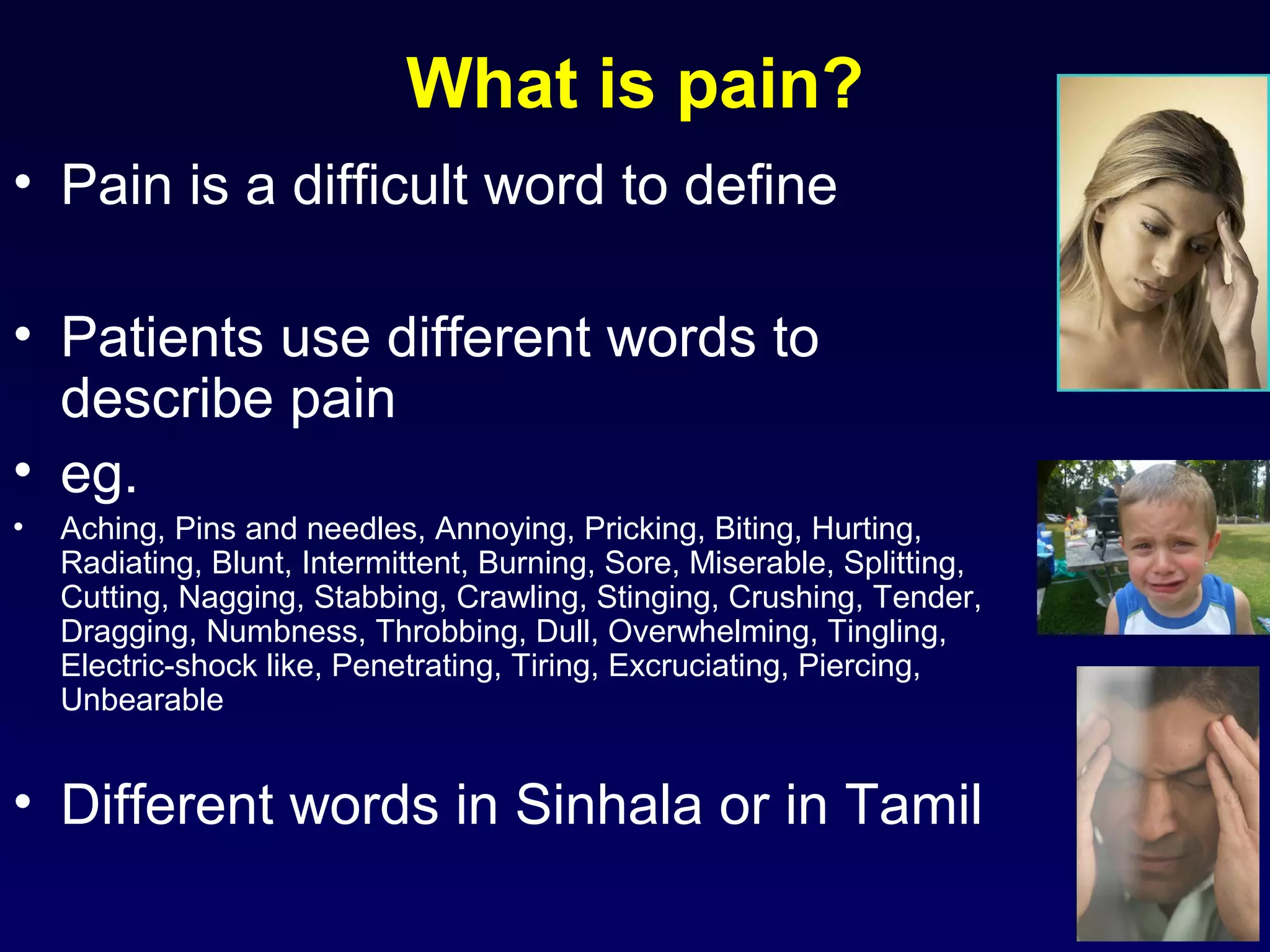 pain physiology Y2S1 2014 | PPT