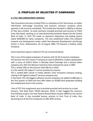 Analysis of Training and Development Programs in TCS | PDF
