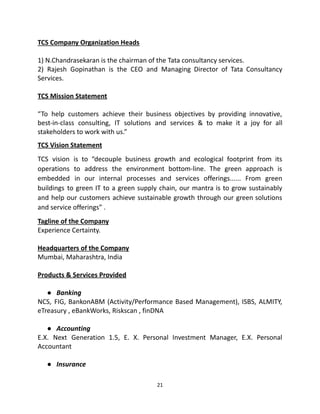 Analysis of Training and Development Programs in TCS | PDF