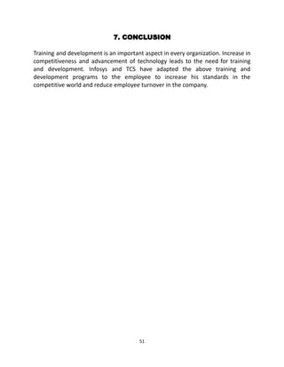 Analysis of Training and Development Programs in TCS | PDF