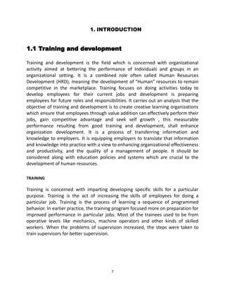 Analysis of Training and Development Programs in TCS | PDF