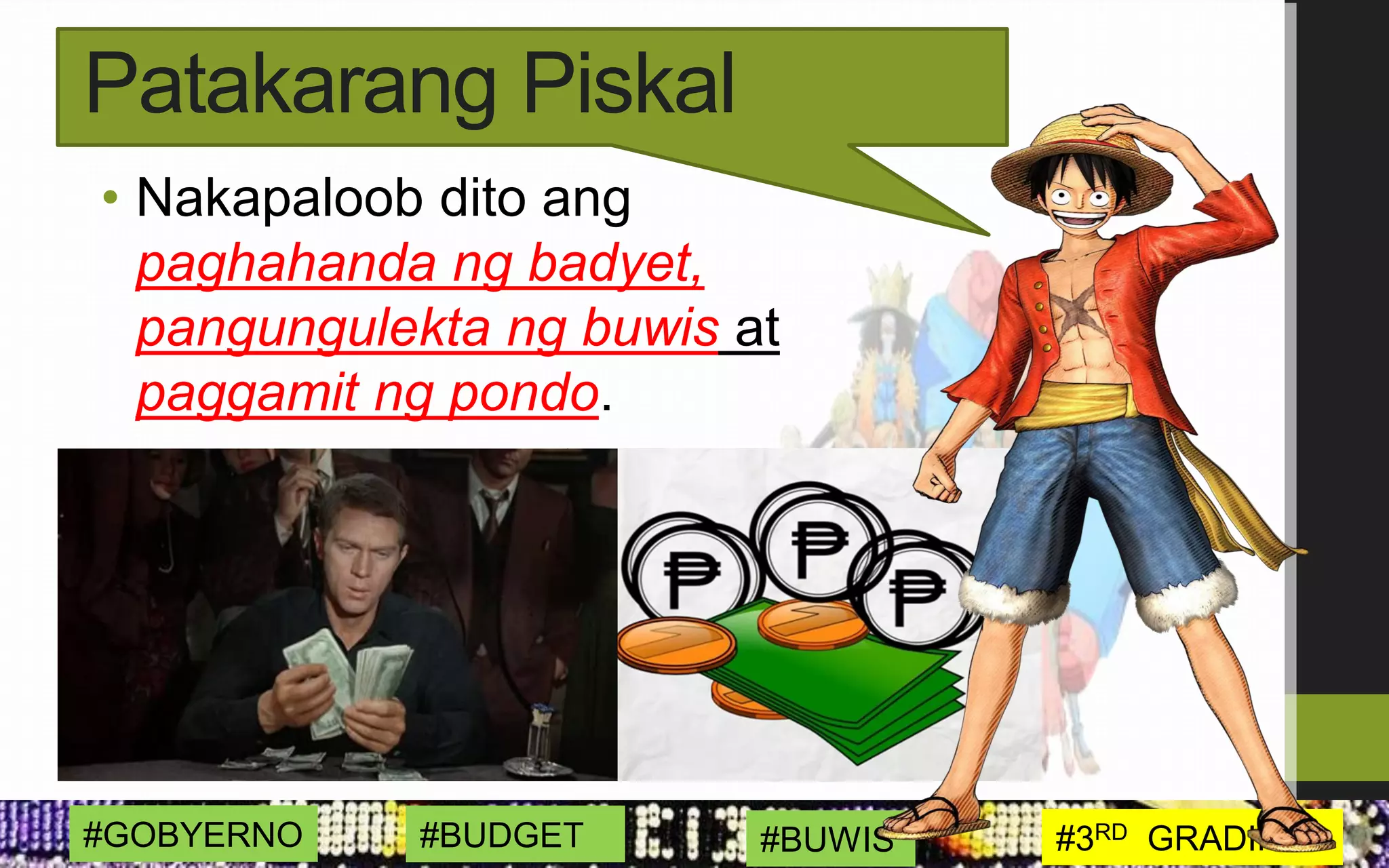 Aralin 5 Patakarang Piskal | PDF