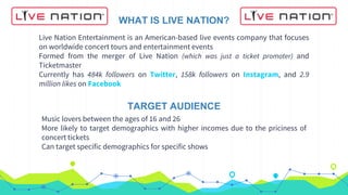 Live Nation Digital Strategy | PPTX