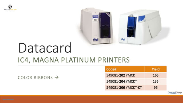 Datacard Printers Ribbons | PPT