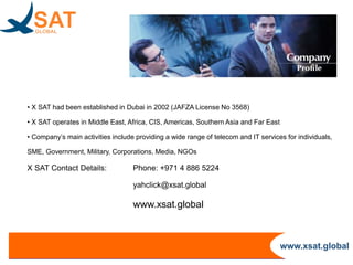 VSAT Ka-band communication in Africa by XSAT | PPTX