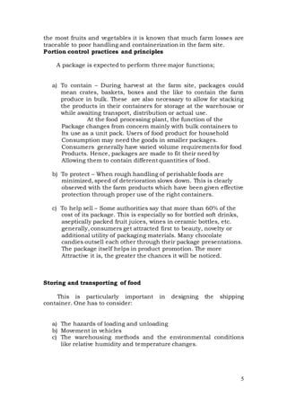 Y4 module 6 - package prepared food stuff | DOC