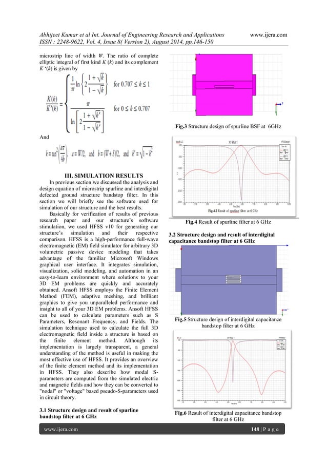 Compact Microstrip Spurline Bandstop Filter with Defected Ground Structure (Dgs) | PDF