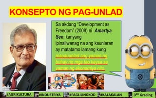 Aralin 1 Konsepto at Palatandaan ng Pambansang Kaunlaran | PDF