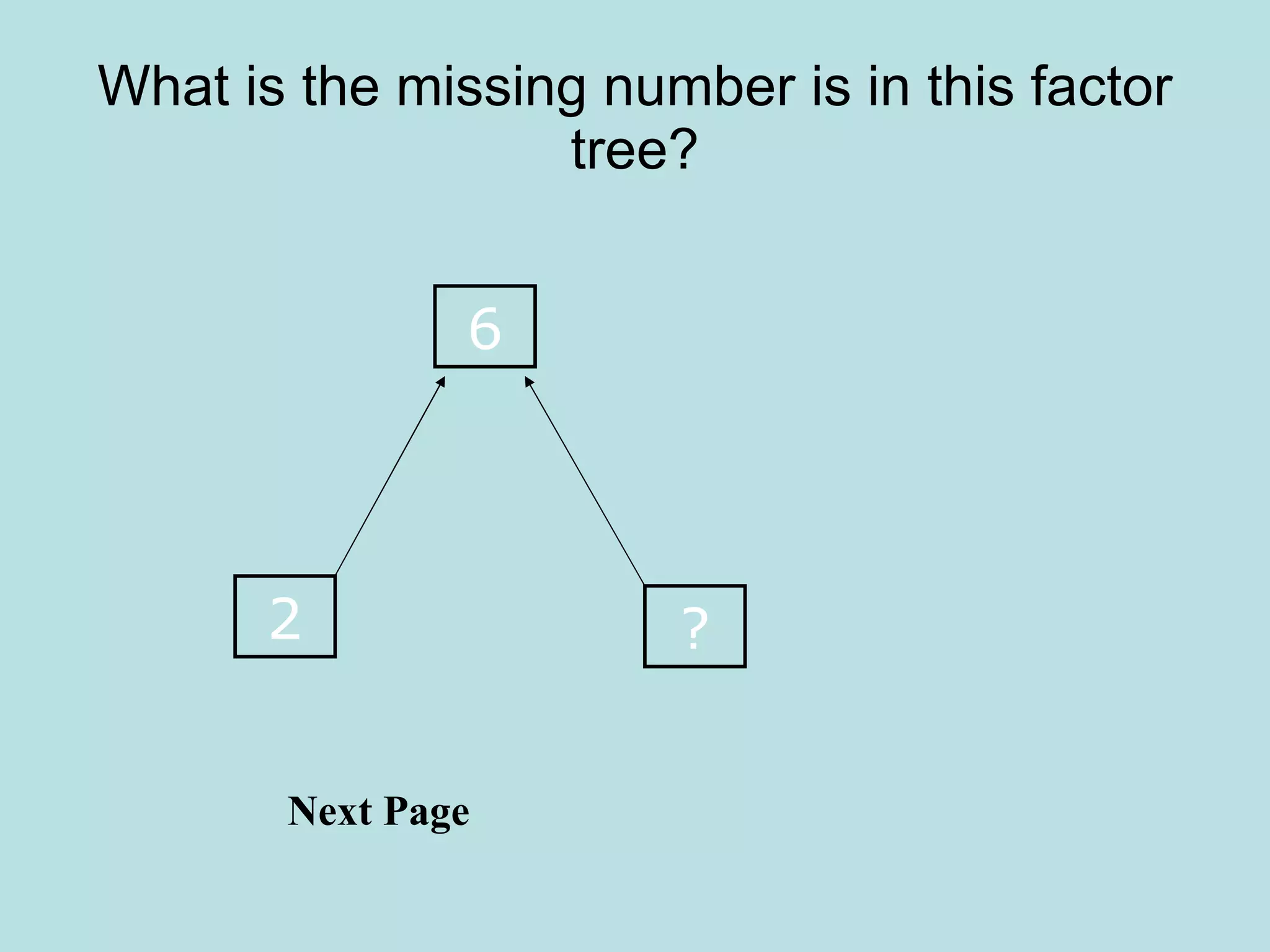 Y4 mathematics factor trees nov 2009 - qwizdom ppt | PPT