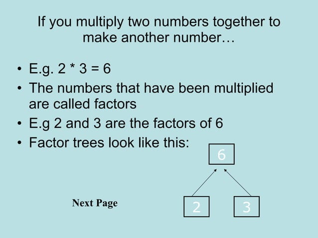 Y4 mathematics factor trees nov 2009 - qwizdom ppt | PPT