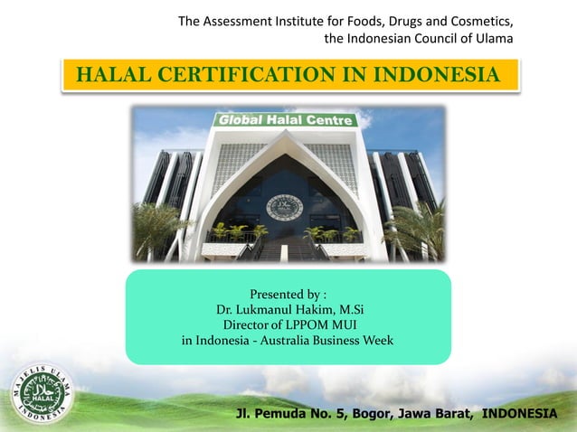 How to get halal certificate from mui | PDF