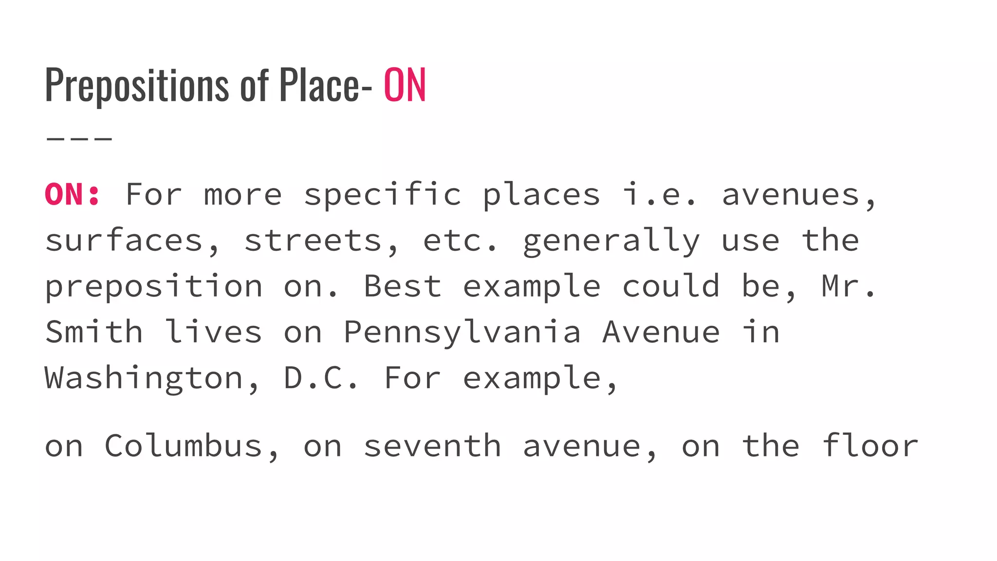 Prepositions of time and place in on at | IELTS Test Aid | PPT