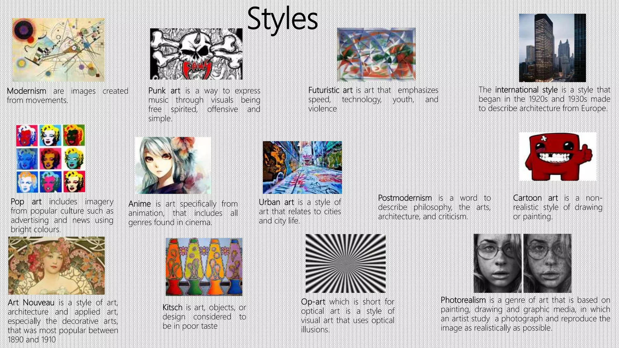 UNIT 13 GRAPHIC DESIGN - Style and Genre | PPT