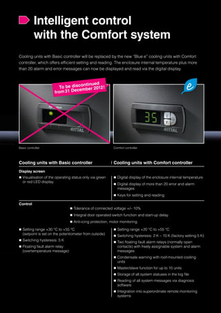 Rittal top therm_cooling_units_generation_“blue_e” | PDF