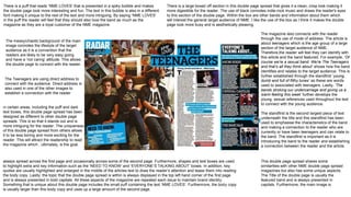 Double page spread analysis | PPT