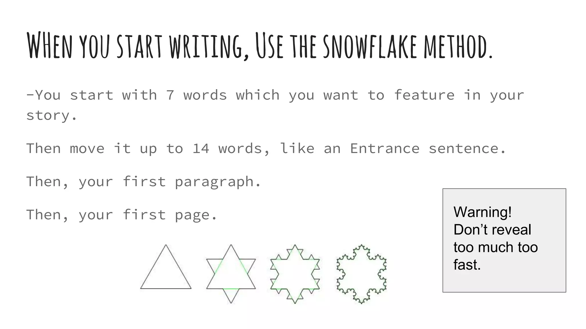 Creative writing 101 | PPTX