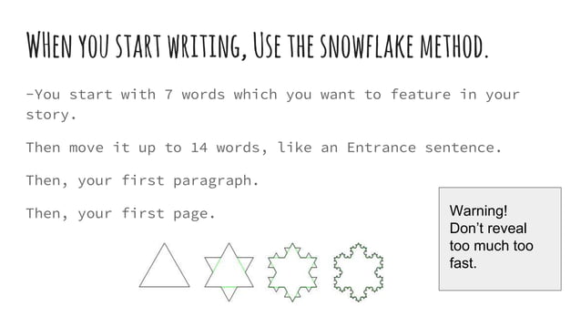 Creative writing 101 | PPT