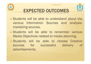 Media planning_unit_III | PPT