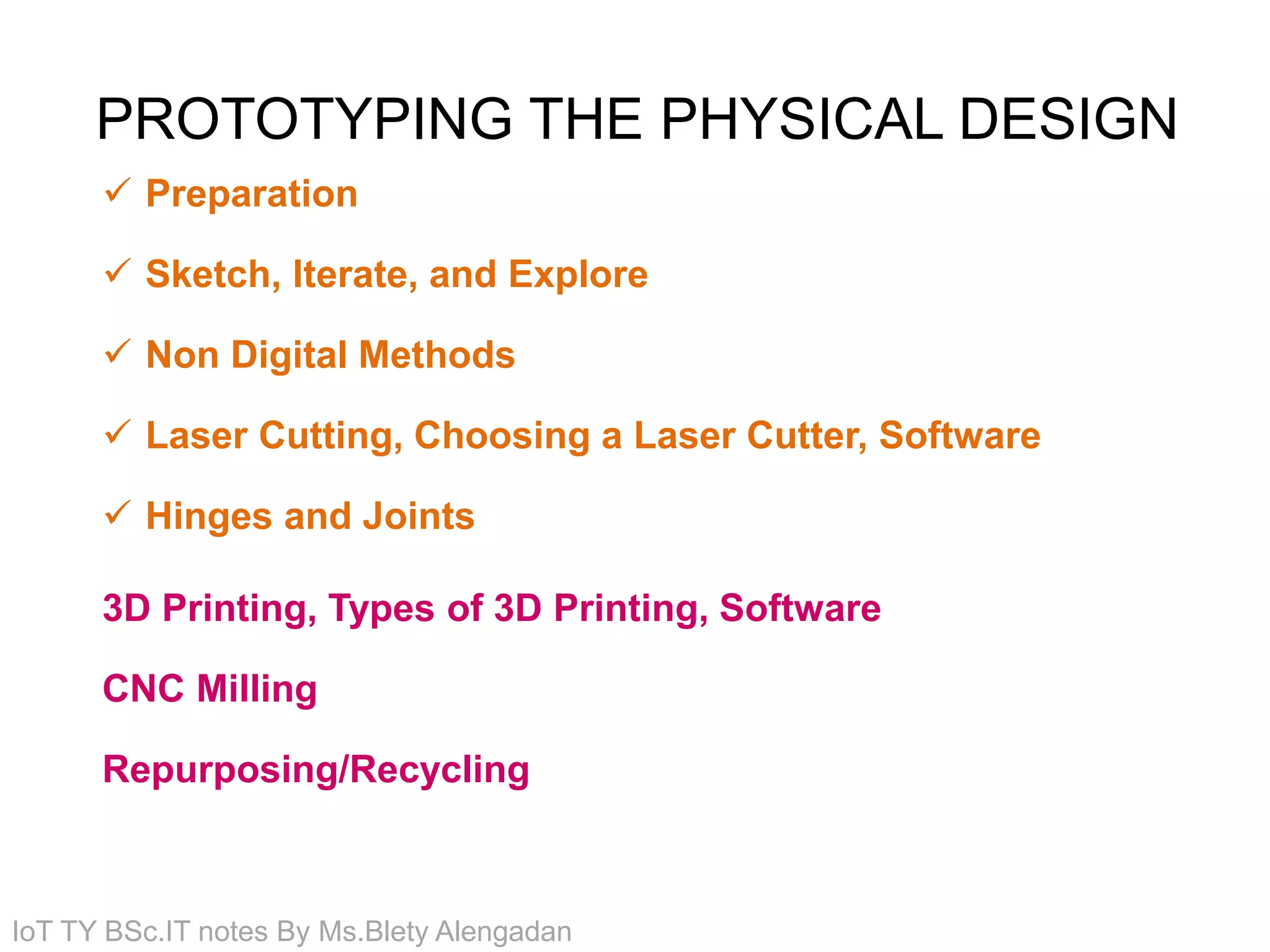 Prototyping the Physical Design_Internet of Things | PDF