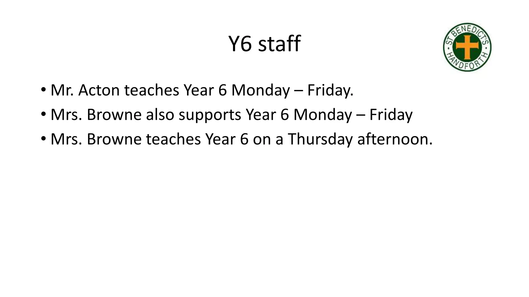 Year 6 Presentation | PPT