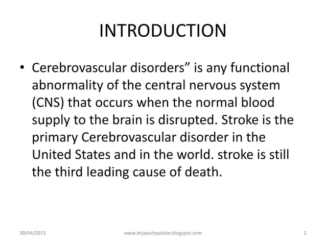 Cva | PDF | Brain and Nervous System Disorders | Diseases and Conditions