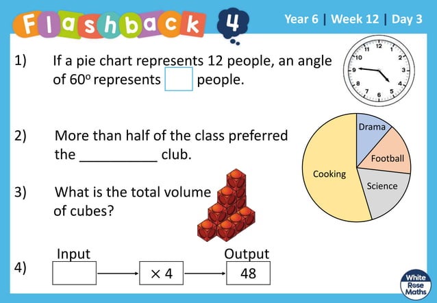 Y6 Spring Block 6 FB4.pptx maths flashaback of mental maths | PPT