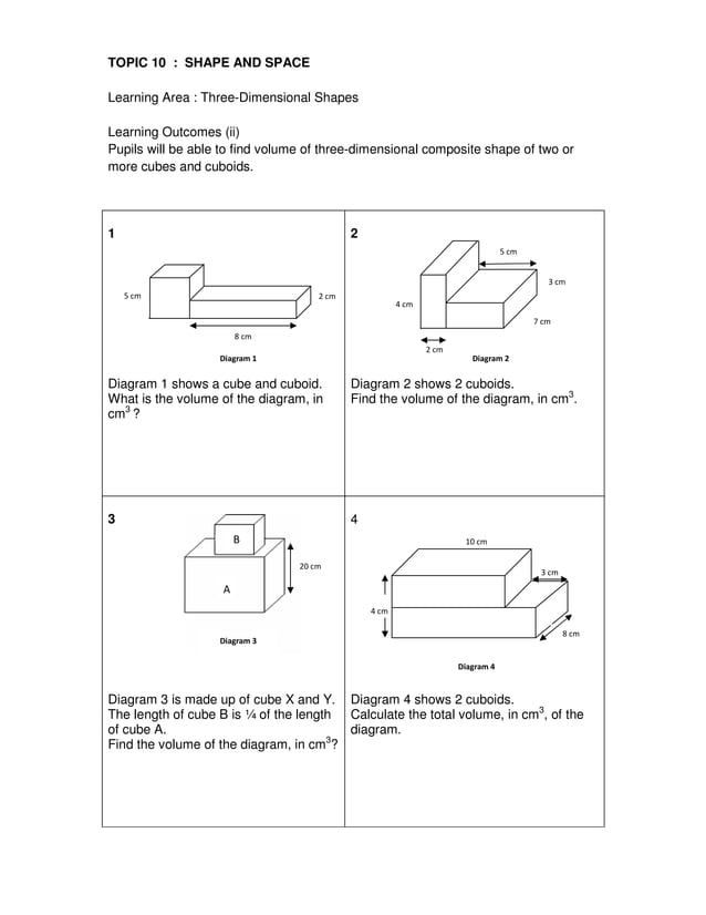 Y6 topic 10 shape & space | PDF