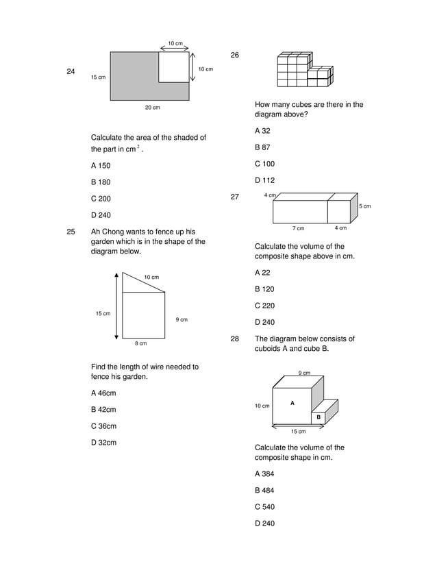 Y6 topic 10 shape & space