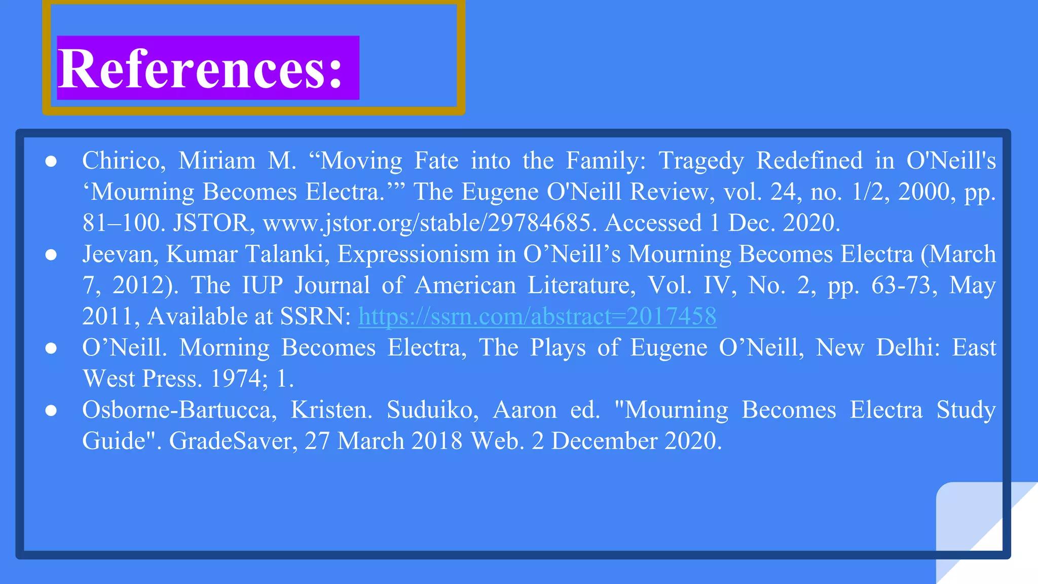 Topic expressionism-in_mourning_becomes_electra | PPTX