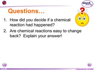 Y7 Chemical Reactions L1.pptpptpptpptppt | PPT