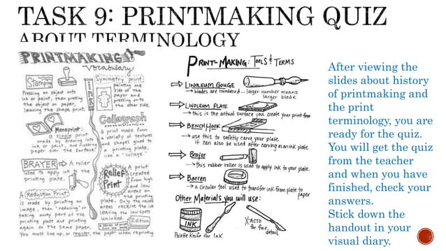 Y7 drawing printmaking 2020 | PPT