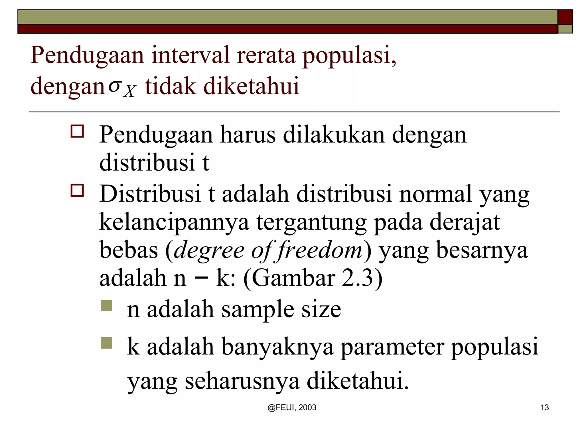 Pendugaan interval | PPT