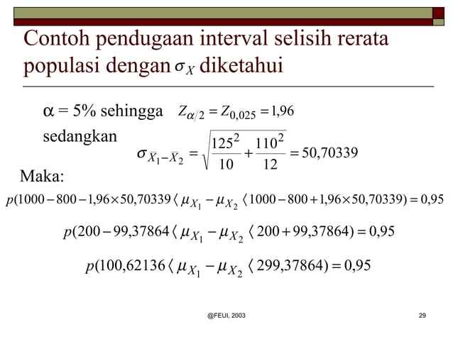 Pendugaan interval | PPT