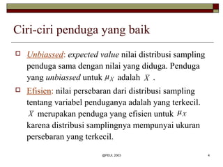 Pendugaan interval | PPT