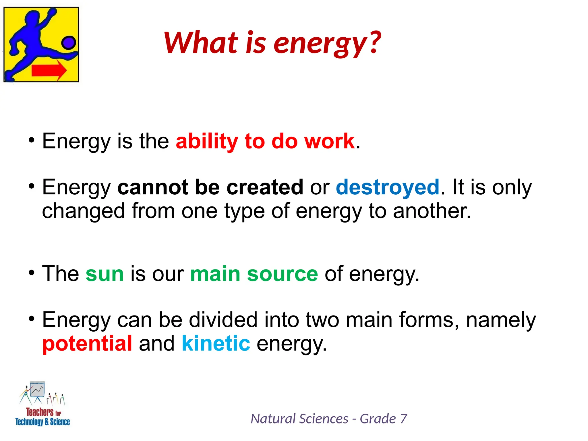 Forces and Energy for Year 7 Lower Secondary | PPTX